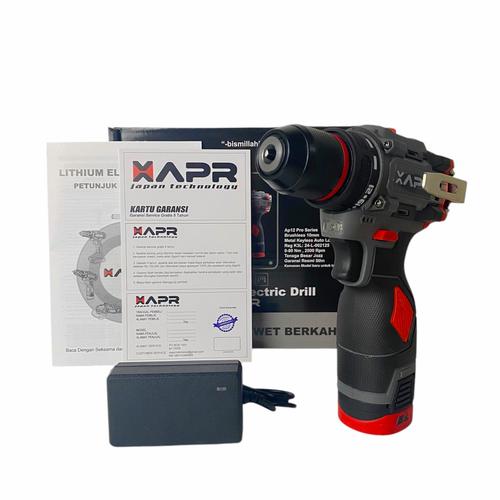 Promo APR RAJA BOR CORDLESS BRUSHLESS TYPE AP12 pro series 10mm keyless ...