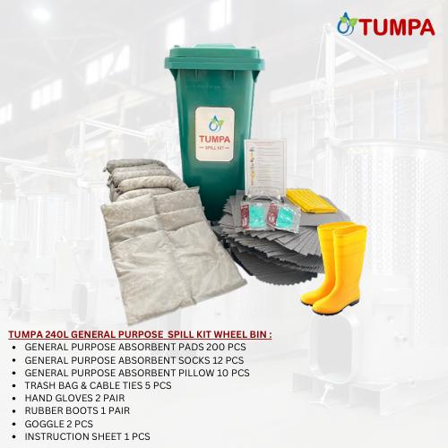 Jual TUMPA 240L General Purpose Spill Kit Wheelie Bin Set Multifungsi - Jakarta Utara - TUMPA ...