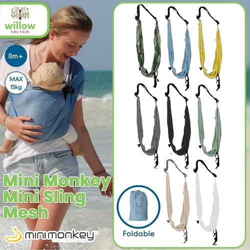 Jual Mini Monkey Mini Sling Mesh (Gendongan) - White - Kota Surabaya - willow baby shop | Tokopedia