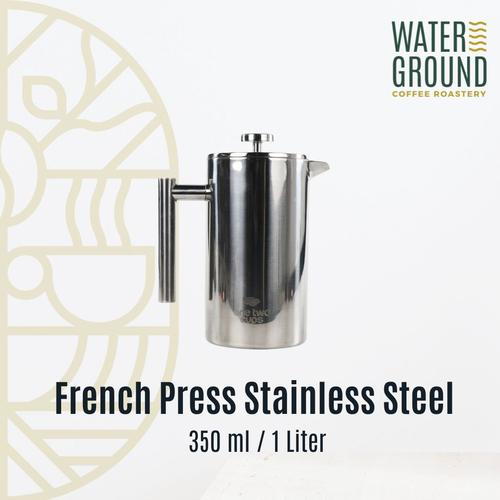 Promo One Two Cups STL French Press Stainless Steel 1 LITER Coffee ...