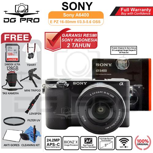 Jual Sony Alpha A6400 kit 16-50mm f3.5-5.6 OSS II Mirrorless Camera ...