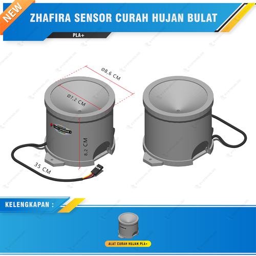 Jual Evoteknologi Sensor Curah Hujan Ombrometer Tipping Bucket Rain ...