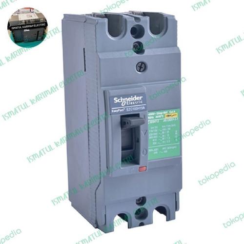 Jual SCHNEIDER MCCB NFB EZC100F 2P 75A 10KA EZC100F2075 NEW ORIGINAL ...