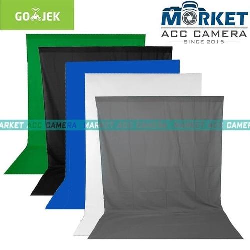 Promo Backdrop/Background Foto Studio Screen 2x3m (Green Screen ...
