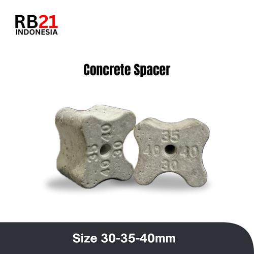 Jual Tahu beton - Beton decking - Spacer besi beton 30 - 35 - 40mm isi ...