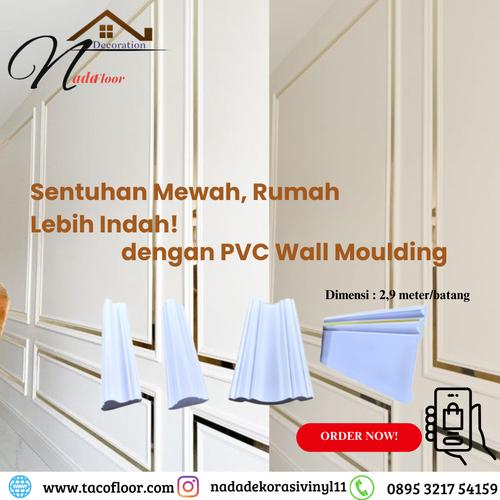 Jual List moulding panel | List Profil Dinding wall moulding PVC Anti ...