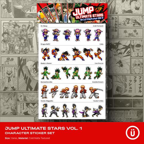 Jual Jump Ultimate Stars - Characters Sticker Set - Fanmade - Vol. 1 ...