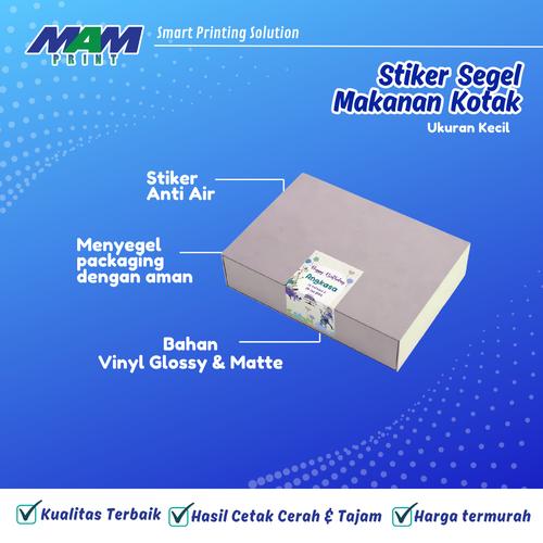Jual Stiker Segel Ukuran Kecil Bentuk Kotak Box Ulang Tahun/ Custom ...