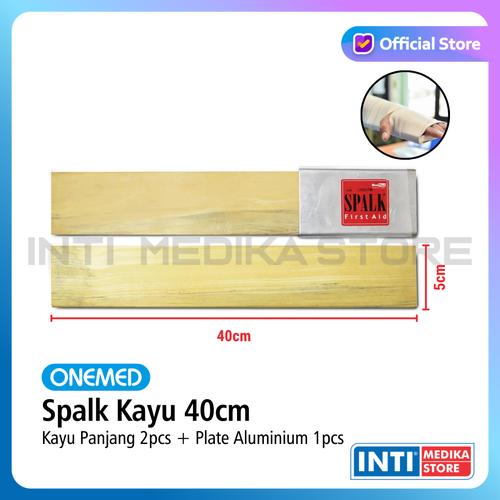 Promo ONEMED - Spalk First Aid Kayu 40cm | Bidai Kayu Penyangga Patah ...