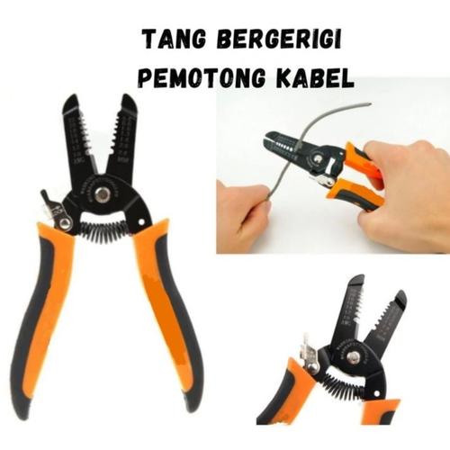 Jual Tang Pemotong Kabel Tang Pengupas Kabel 7 inch - Jakarta Barat ...