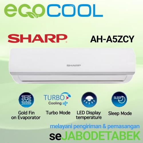 Jual AC SHARP AH - A 5 ZCY AC 1/2 PK LOW WAT HARGA AH - A 5 ZCY UNIT ONLY - Kota Bekasi - ECO ...