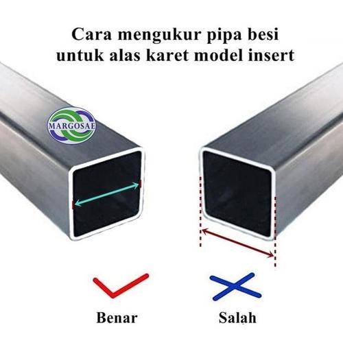 Jual Plastik Alas Kaki Meja Kursi Rak Besi Hollow Holo 2x4 - Kab ...