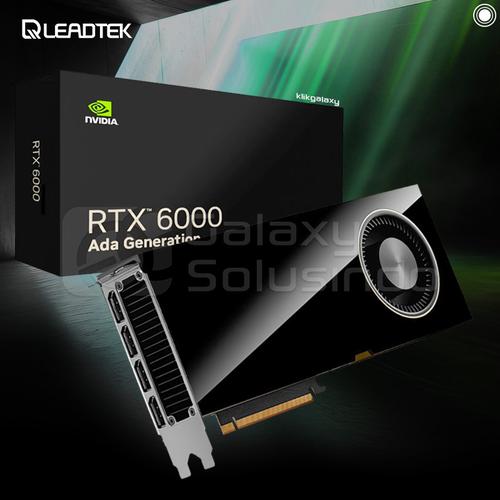Promo LEADTEK Nvidia Quadro RTX 6000 ADA Generation 48GB GDDR6 With ECC - VGA RTX6000 DDR6 Ada ...