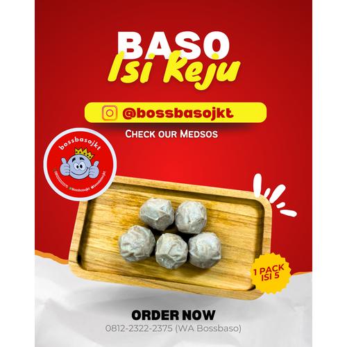 Jual Bakso Sapi asli Premium varian isi Keju, Per pack isi 5 pcs ...