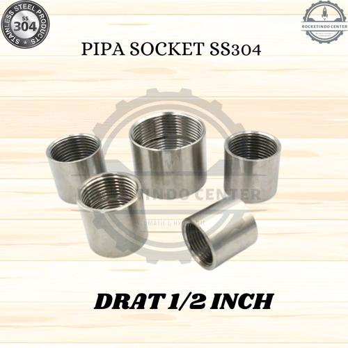 Jual Pipa Socket Stainless 304 Drat 1/2" Drat Dalam - Jakarta Barat ...