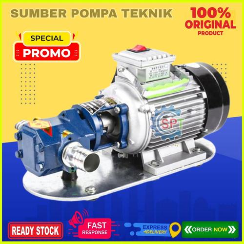 Jual Pompa Transfer Cairan Kental Minyak/Oli Gear Pump WCB-75 LPM 1HP ...