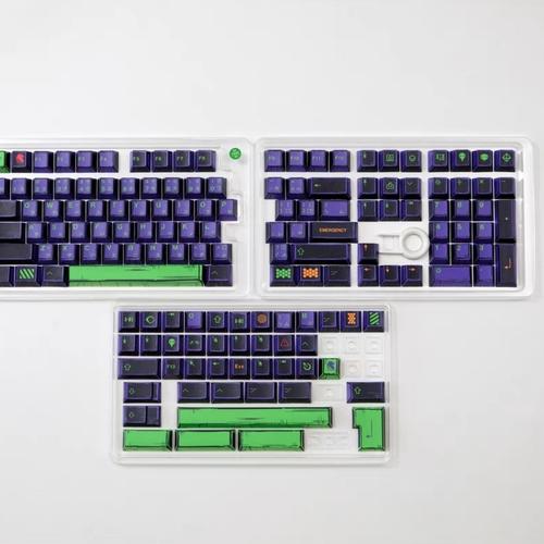 Jual Evangelion Green Manga Cartoonish comic purple Keycaps pbt - Kab ...