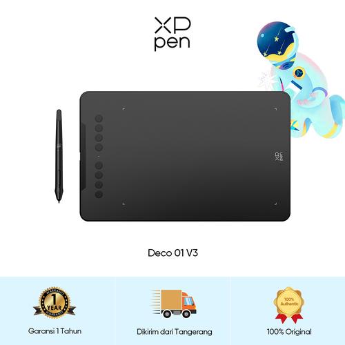 Promo XPPen Deco01V3 Drawing Tablet Support Android Phone Drawing Tablet with Tilt Function,With ...