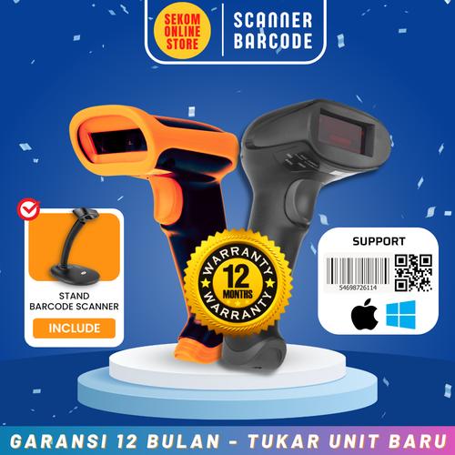 Jual Wireless Barcode Scanner 2D QR Code Radall With Storage *PROMO ...