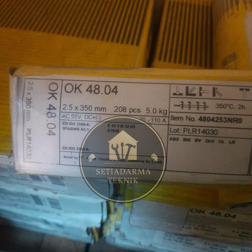 Jual KAWAT LAS ESAB OK 48.04 2.5x350MM AWS-E7018 ISI 5KG PER PACK - Kota Bandung - Setiadarma ...