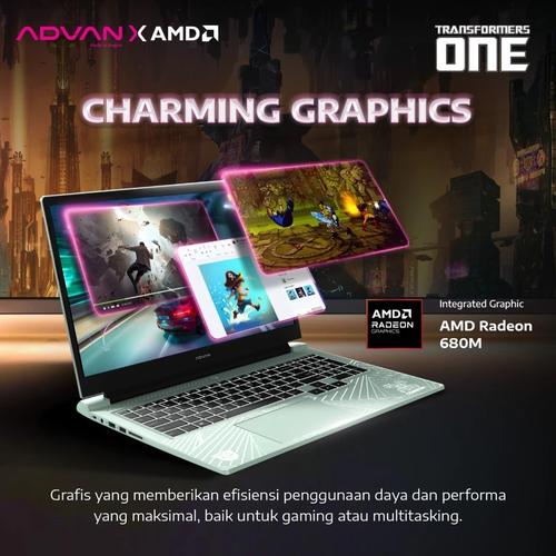 Promo Advan Gaming laptop Pixelwar Ryzen 5 6600h 16gb 1tb ips 16 ...