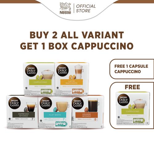 Promo [Buy 2 Get 1] All Variant Nescafe Dolce Gusto Capsule Get 1 Free ...