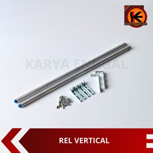 Jual Rel Sliding Jendela Vertikal 40cm Alumunium Kayu Rel Geser Atas - Kab. Temanggung - Karya ...