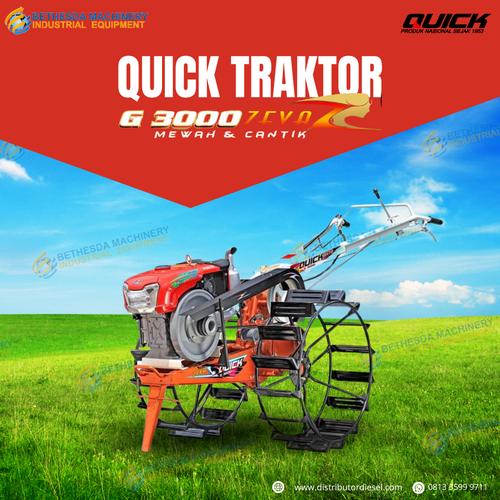 Jual Traktor QUICK ZEVA G3000 Lengkap Diesel Kubota RD 85 DI-2S - Kota ...