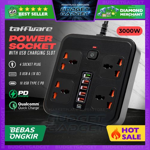 Jual Colokan Listrik Stop Kontak Multi Outlets 4 Lubang Universal Power ...