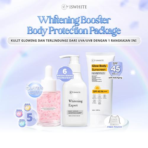 Jual [NEW LAUNCHING] ISWHITE Whitening Booster Body Protectiom Package ...
