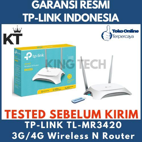 Jual TP-LINK TL-MR 3420 Router 4G/3G USB Modem NEW FIRMWARE TPLINK ...