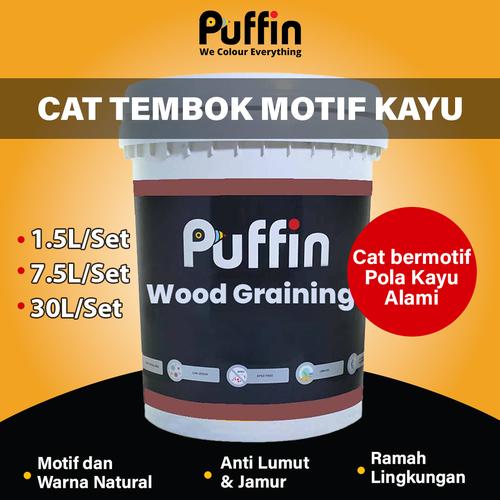 Promo CAT TEMBOK MOTIF KAYU PUFFIN WOOD GRAINING Cicil 0% 3x - Jakarta ...