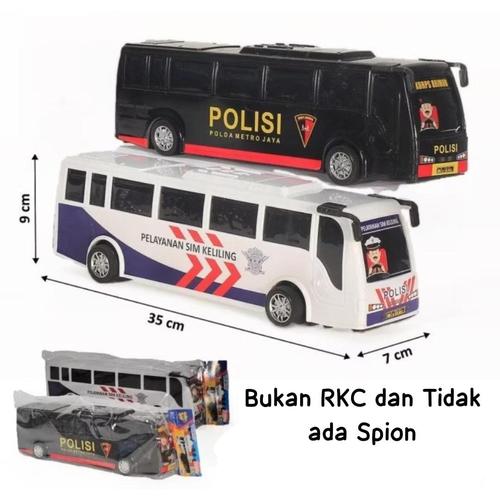 Jual COD MAINAN BUS POLISI PUTIH DAN HITAM BESAR / MAINAN MOBIL POLISI ...