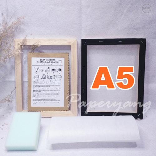 Jual Cetakan Kertas Daur Ulang A5 Paket Komplit by Paperyang / Handmade ...