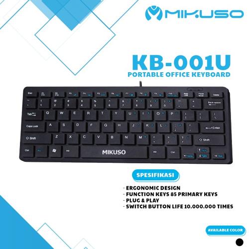 Jual MIKUSO KB-001 PORTABLE OFFICE KEYBOARD - Jakarta Utara - Mikuso ...
