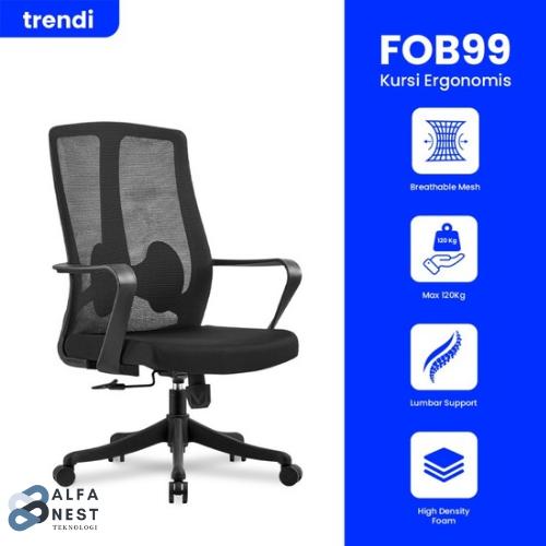 Promo TRENDI Kursi Kerja Kantor FOB99 / FO-B99 / FOB 99 Premium Office ...