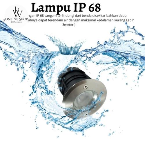 Jual Lampu lantai / lampu tanam/ lampu kolam renang /rumah lampu tanam tembok underwater mr16 ...