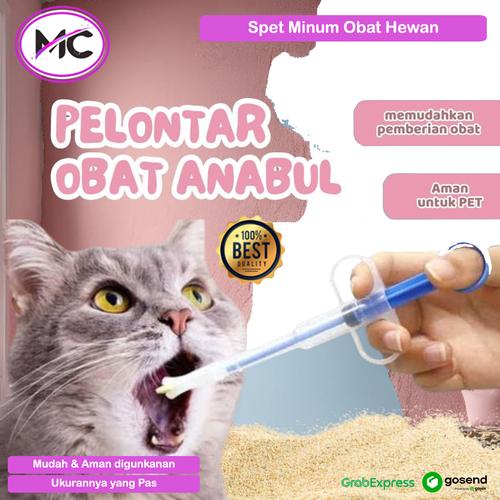 Jual Alat Bantu Minum Obat Kucing Feeding Kit Pelontar Pil Spet ...