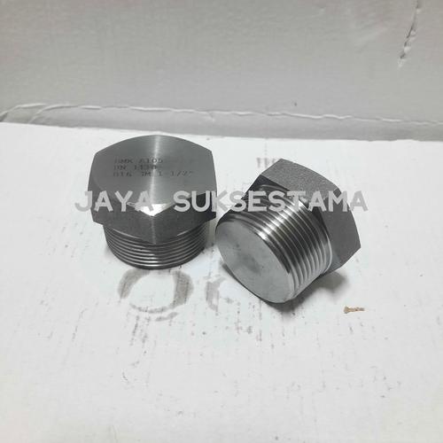 Jual Hex Plug Besi Drat 1/2" inch Class 3000 - Plug Class #3000 Besi ...