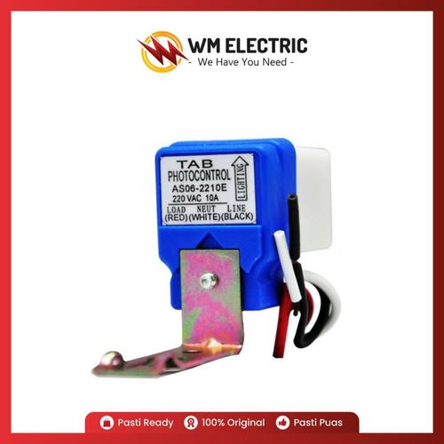 Promo Photocell 10A AS-2210 Kotak TAB Fotosel Sensor cahaya - Kab ...