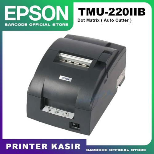 Promo Epson Printer POS Struk Dot Matrix TM-U220IIB Auto Cutter Cetak ...