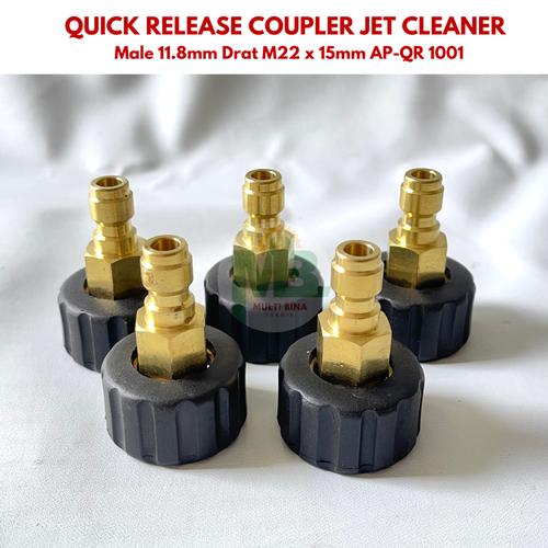 Jual Quick Release Coupler Kuningan For Jet Cleaner Male 11.8mm Drat ...