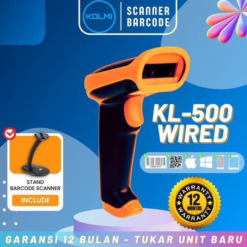 Jual KOLMI Barcode Scanner 2D QR Code Wired KL500 - KL500 - Jakarta Barat - KOLMI Indonesia ...