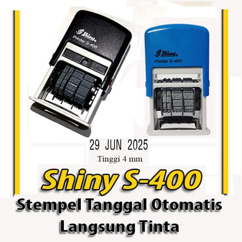 Jual Stempel Tanggal 4 mm - Shiny S-400 - Langsung Tinta - Jakarta ...