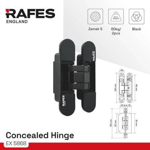 Jual CONCEALED hinges Rafes - 3D adjustable CONCEALED hinge - zamak 5 ...