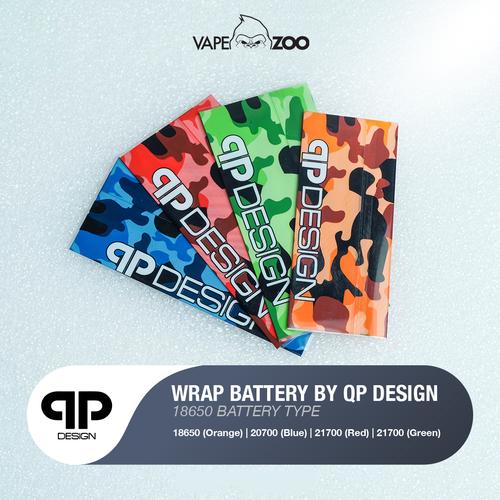 Jual WRAP BATTERY BY QP DESIGN - 18650 Orange - Jakarta Barat - Zoomer ...