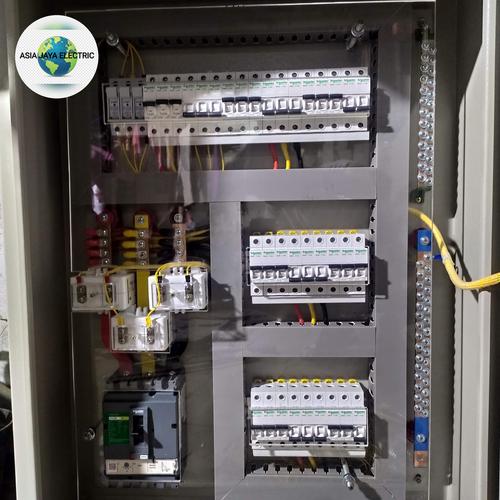 Jual Panel Pembagi Mccb induk 3p 100A ke lampu penerangan Mcb 1p 6a 10a ...