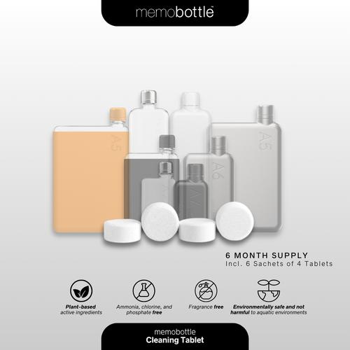 Jual Pembersih Botol Minum memobottle Bottle Cleaning Tablet - 6 Month ...