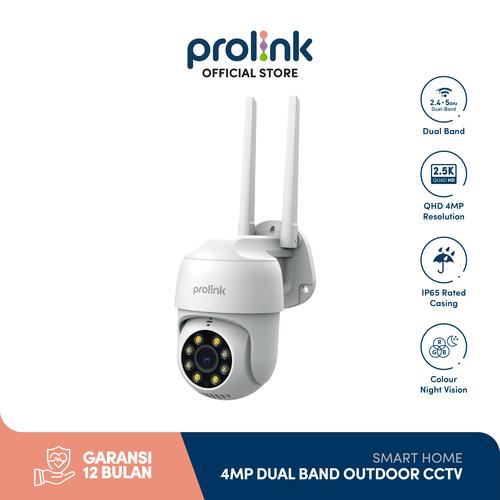 Promo Prolink 4MP Smart IP Cam CCTV Wifi Dual Band Outdoor QHD | 360 ...
