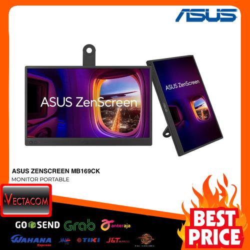 Jual ASUS ZENSCREEN MB169CK - MONITOR PORTABLE | 16"inch | IPS | 60Hz ...